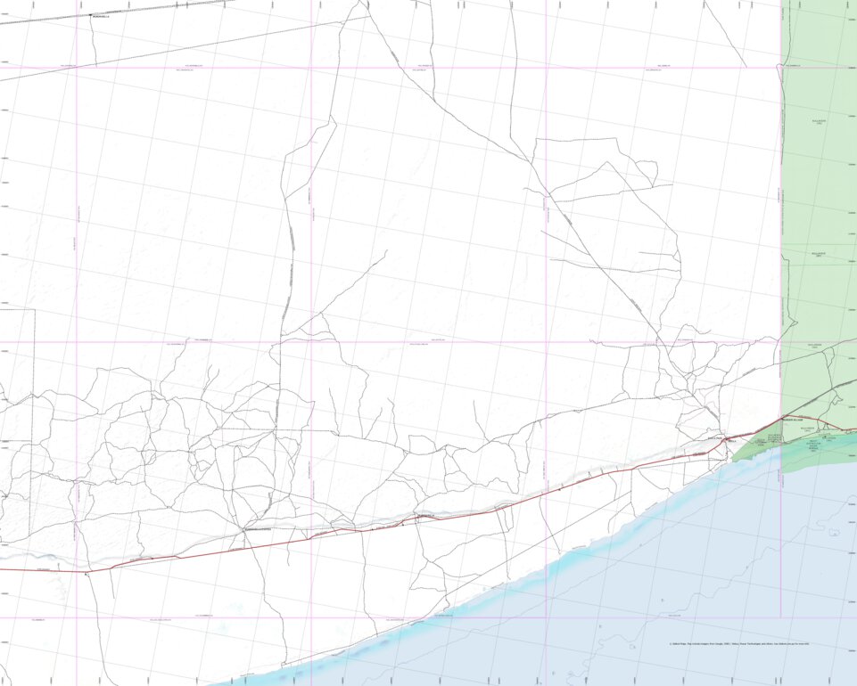 Getlost Map SH5214 EUCLA Australia Touring Map V15b 1:250,000 by ...