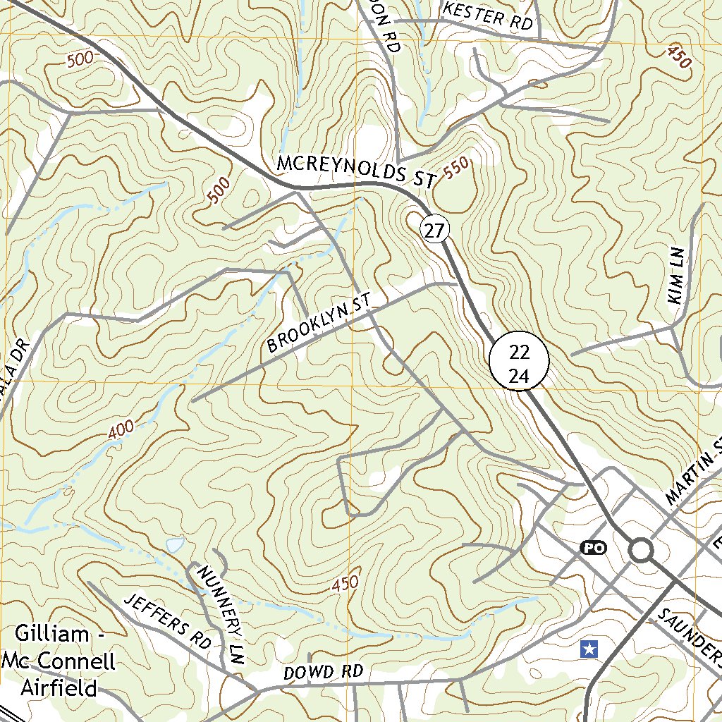 Carthage, NC (2019, 24000-Scale) Map by United States Geological Survey ...