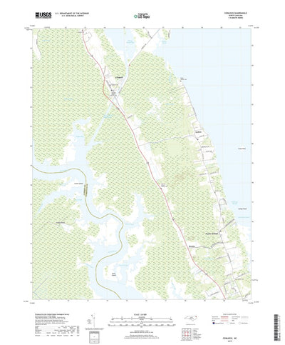Coinjock, NC (2019, 24000-Scale) Map by United States Geological Survey ...