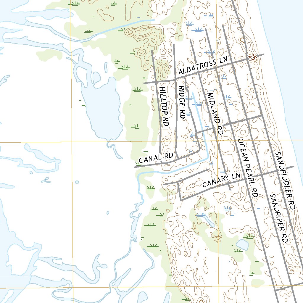 Corolla, NC (2019, 24000-Scale) Map by United States Geological Survey ...