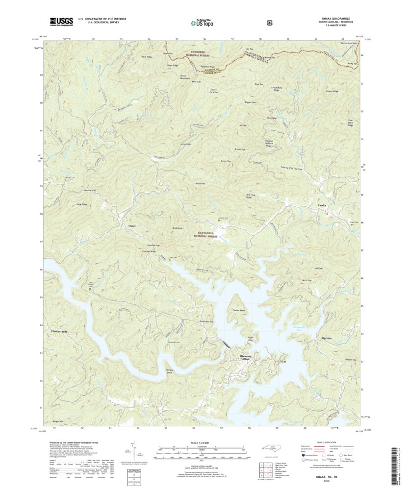 Unaka, NC (2019, 24000-Scale) Map by United States Geological Survey ...