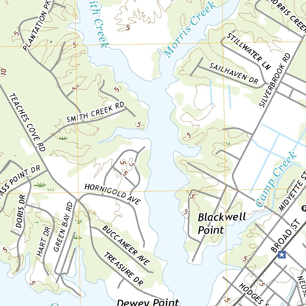Oriental, NC (2019, 24000-Scale) Map by United States Geological Survey ...