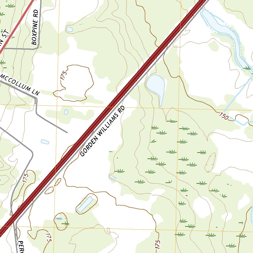 Wade, NC (2019, 24000-Scale) Map by United States Geological Survey ...