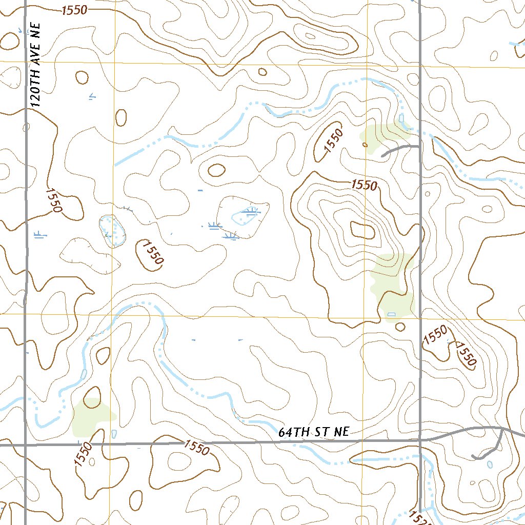 Adams SE, ND (2020, 24000-Scale) Map by United States Geological Survey ...