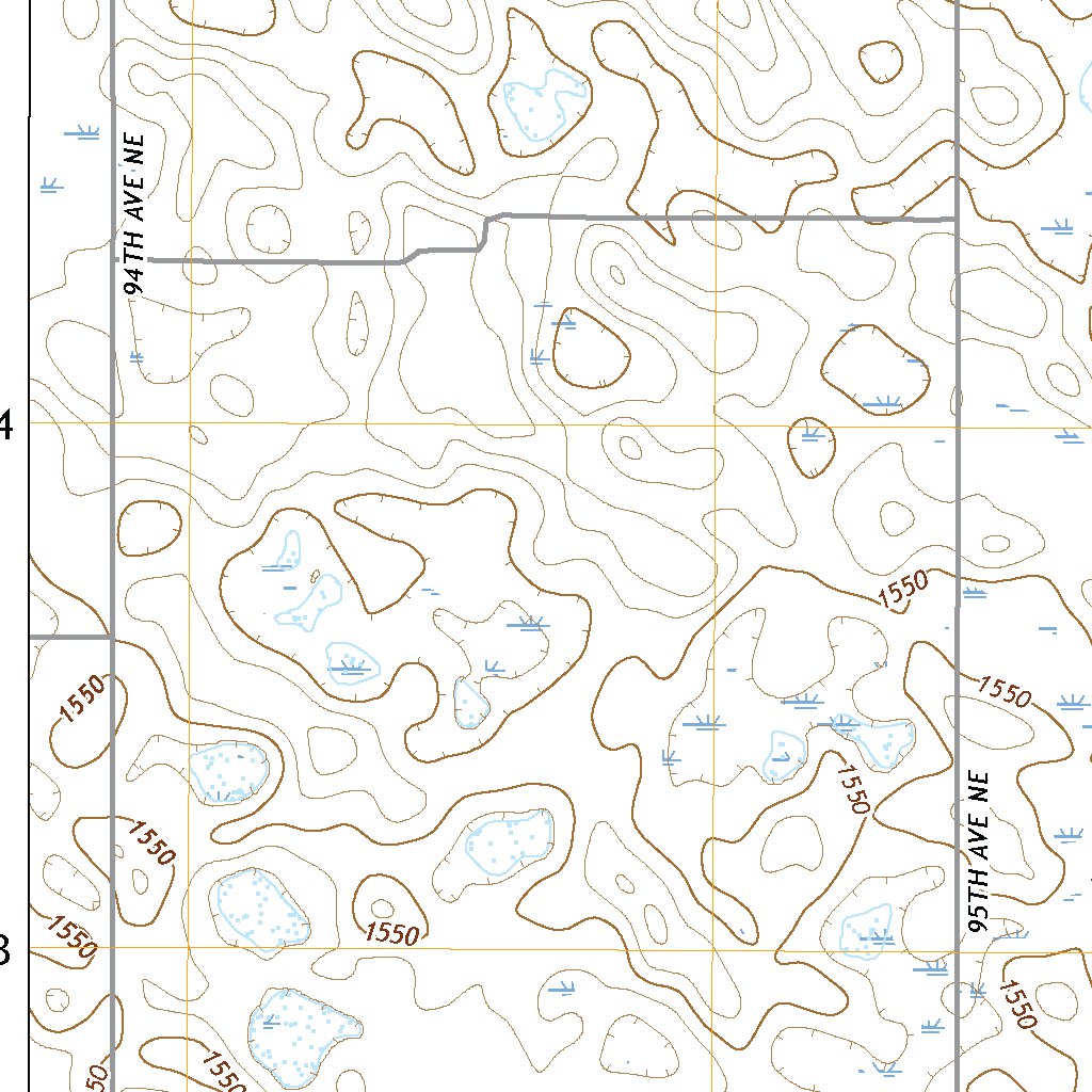 Alsen SE, ND (2020, 24000-Scale) Map by United States Geological Survey ...