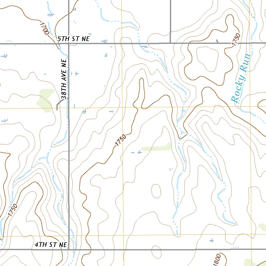 Bowdon, ND (2020, 24000-Scale) Map by United States Geological Survey ...