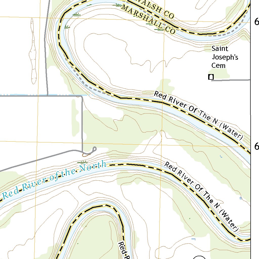 Big Woods NW, ND (2020, 24000-Scale) Map by United States Geological ...