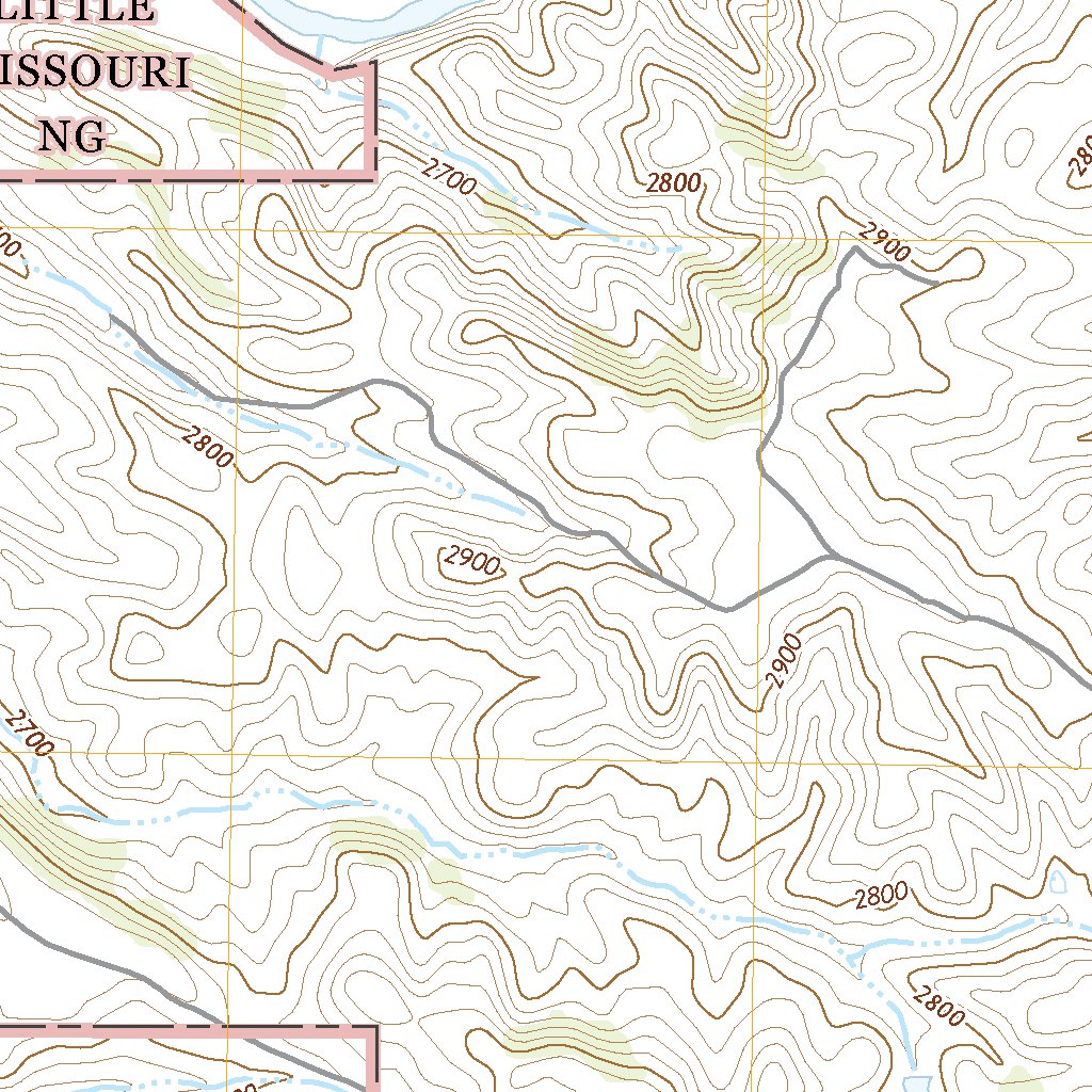 Boyce Creek West, ND (2020, 24000-Scale) Map by United States ...