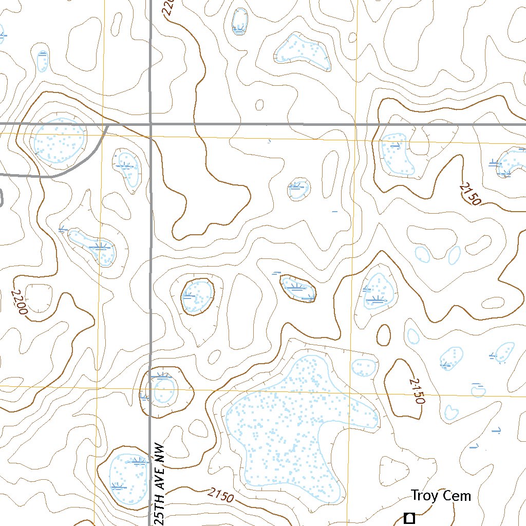 Crosby SW, ND (2020, 24000-Scale) Map by United States Geological ...