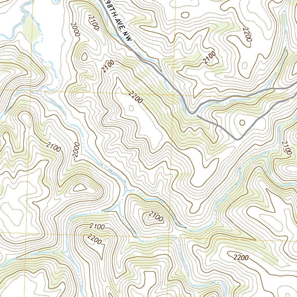 Dunn Center NW, ND (2020, 24000-Scale) Map by United States Geological ...