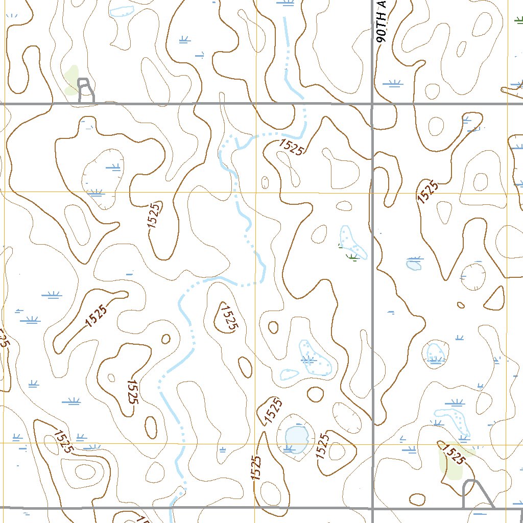 Derrick NW, ND (2020, 24000-Scale) Map by United States Geological ...