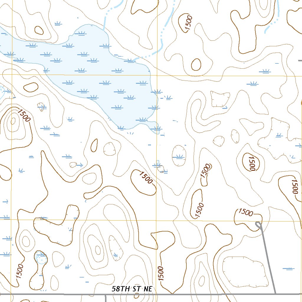 Derrick SE, ND (2020, 24000-Scale) Map by United States Geological ...