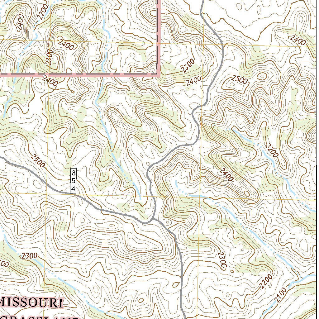 Lone Butte NW, ND (2020, 24000-Scale) Map by United States Geological ...