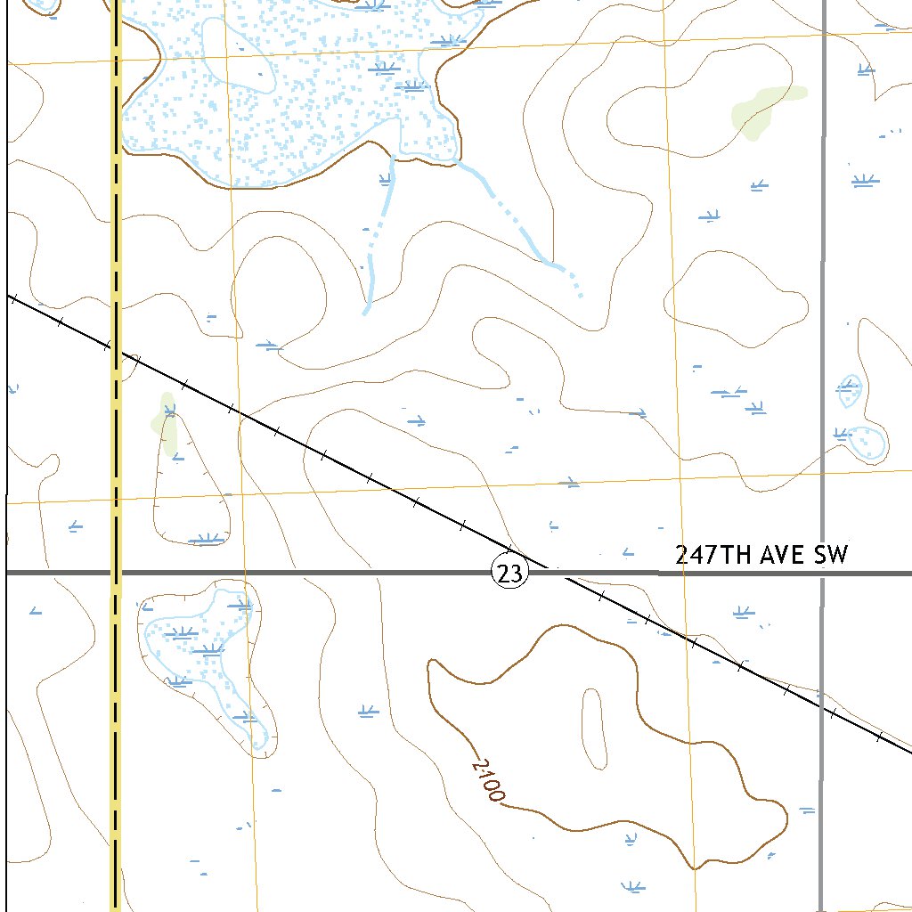 Makoti, ND (2020, 24000-Scale) Map by United States Geological Survey ...