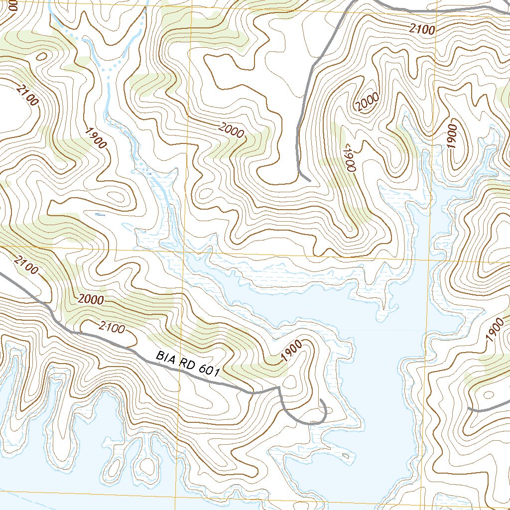 New Town SW, ND (2020, 24000-Scale) Map by United States Geological ...