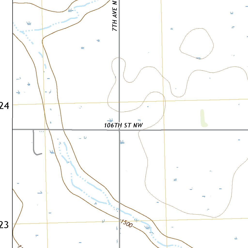 Roth, ND (2020, 24000-Scale) Map by United States Geological Survey ...