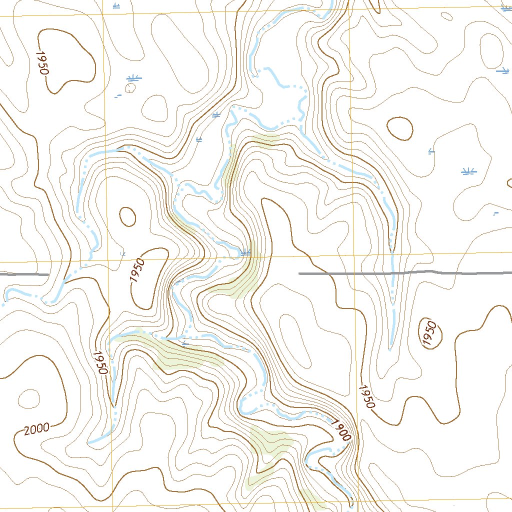 Regan, ND (2020, 24000-Scale) Map by United States Geological Survey ...