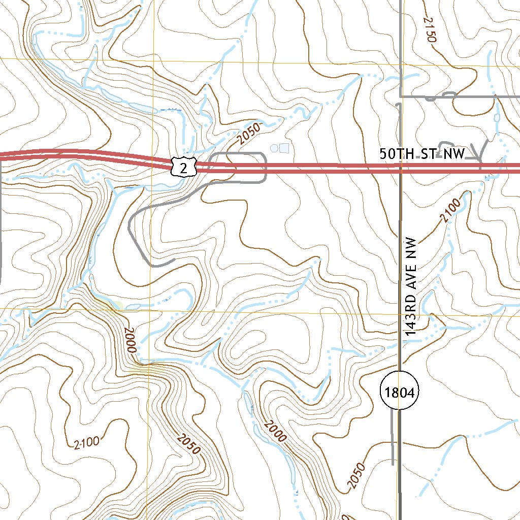 Trenton NE, ND (2020, 24000-Scale) Map by United States Geological ...