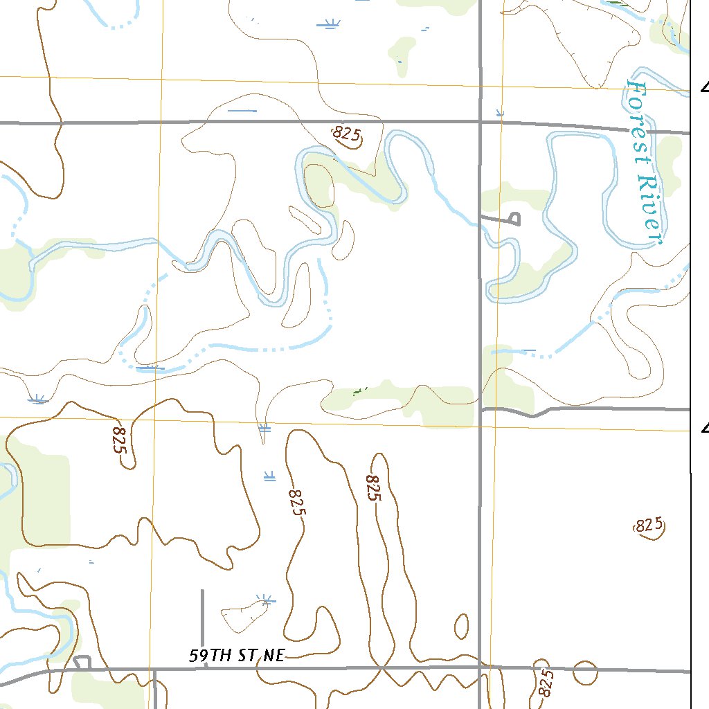 Voss, ND (2020, 24000-Scale) Map by United States Geological Survey ...