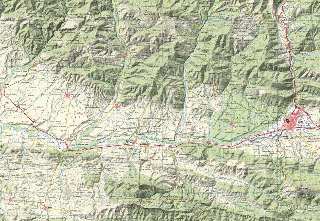 Jaca (0176) Map by Instituto Geografico Nacional de Espana | Avenza Maps