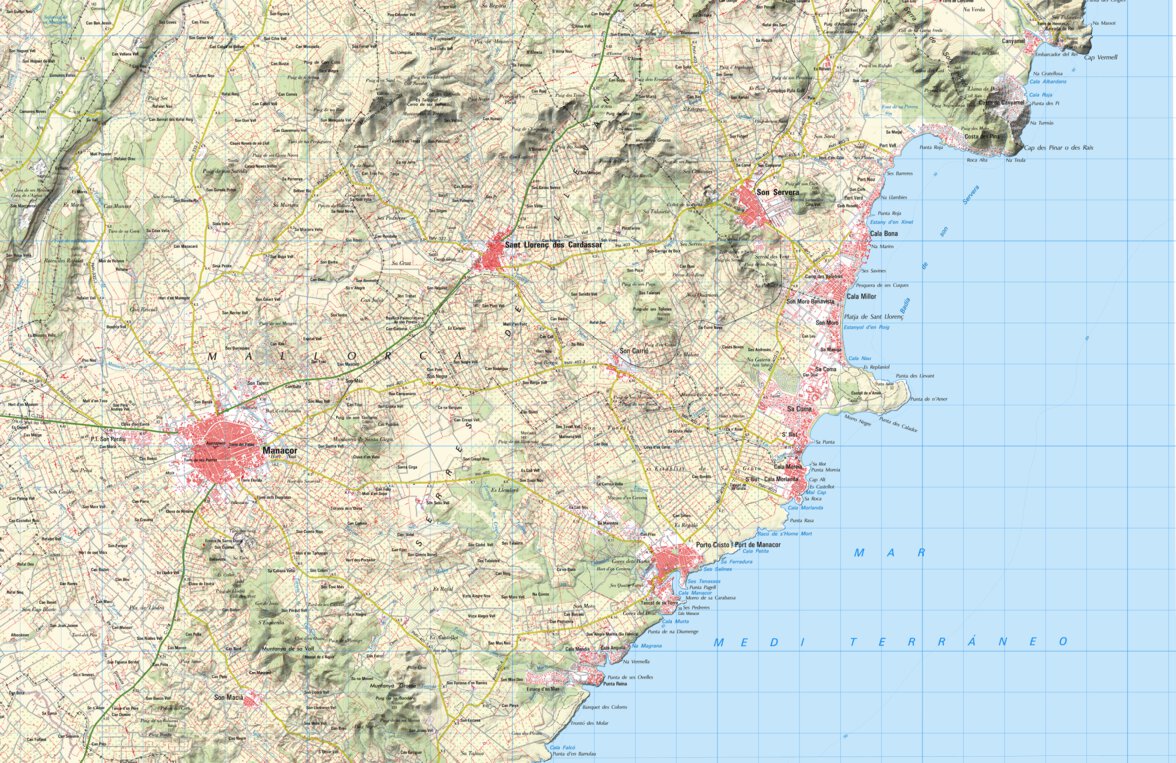 Manacor (0700) Map by Instituto Geografico Nacional de Espana | Avenza Maps
