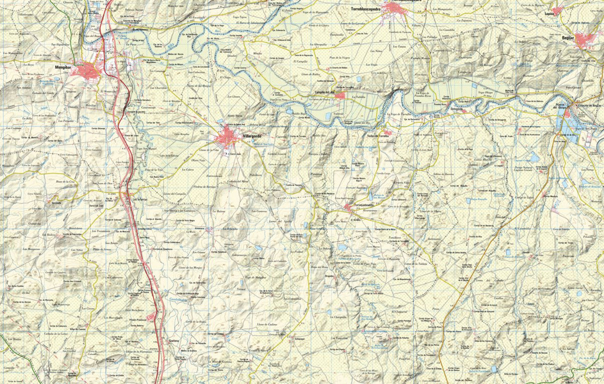 Mengíbar (0926) Map by Instituto Geografico Nacional de Espana | Avenza ...
