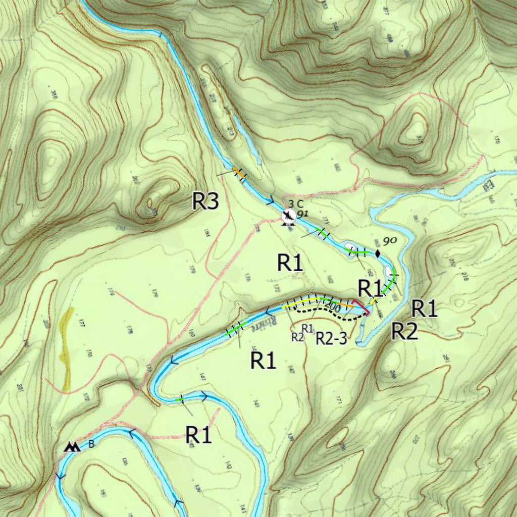 Rivière Portneuf (Côte-Nord) Map by Canot Kayak Quebec | Avenza Maps