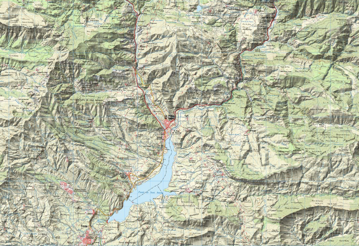 Tremp (0252) Map by Instituto Geografico Nacional de Espana | Avenza Maps