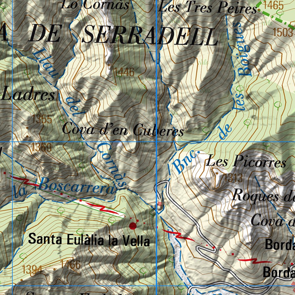 Tremp (0252) Map by Instituto Geografico Nacional de Espana | Avenza Maps