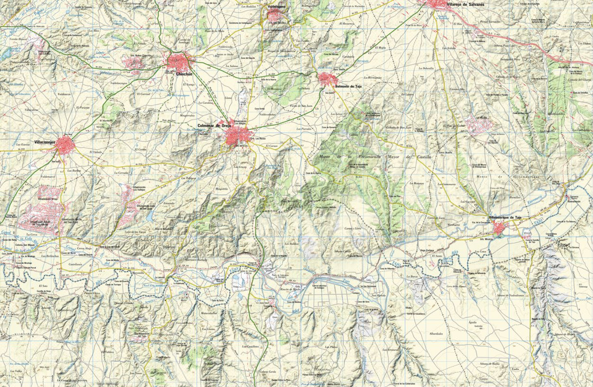Chinchón (0606) Map by Instituto Geografico Nacional de Espana | Avenza ...