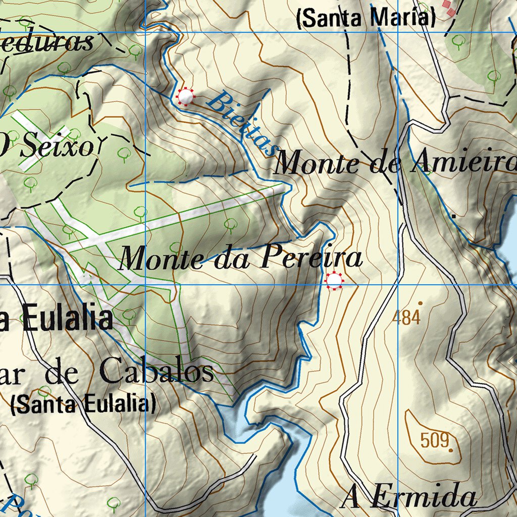 Portomarín (0123) Map by Instituto Geografico Nacional de Espana ...