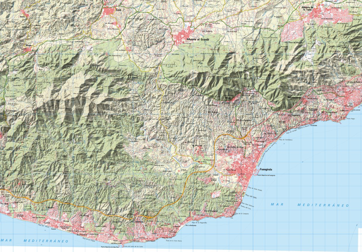 Fuengirola (1066) Map by Instituto Geografico Nacional de Espana ...