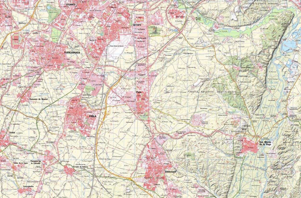 Getafe (0582) Map by Instituto Geografico Nacional de Espana | Avenza Maps