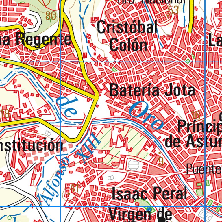 Melilla(Con la 1110) (1111) Map by Instituto Geografico Nacional de ...