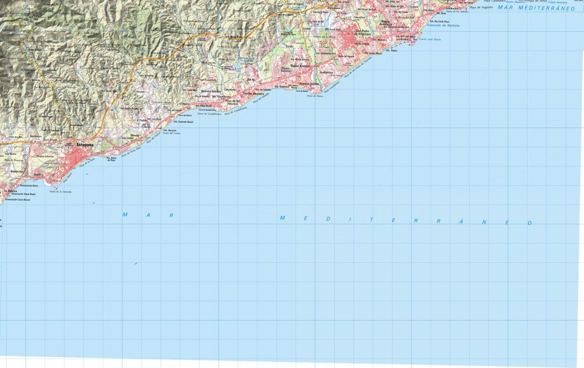 Estepona (1072) Map by Instituto Geografico Nacional de Espana | Avenza ...
