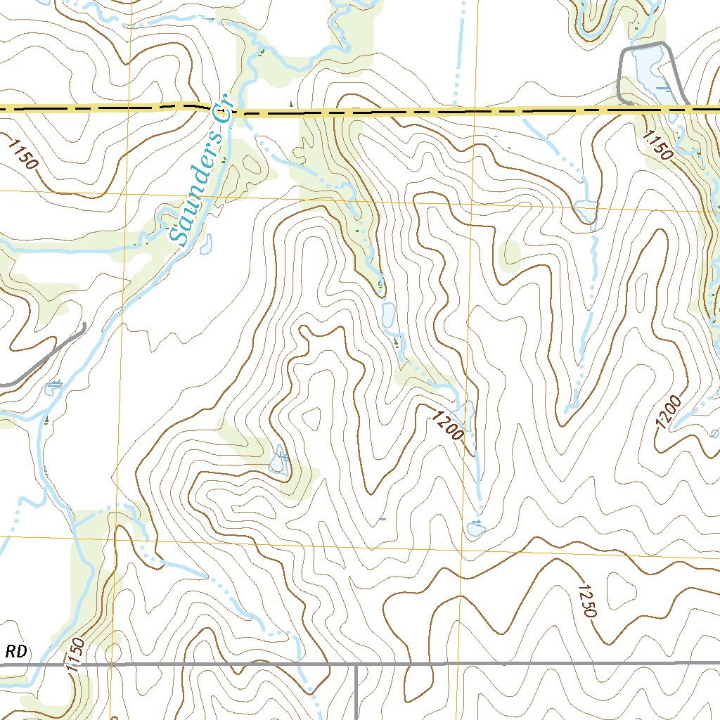 Burr, NE (2021, 24000-Scale) Map by United States Geological Survey ...