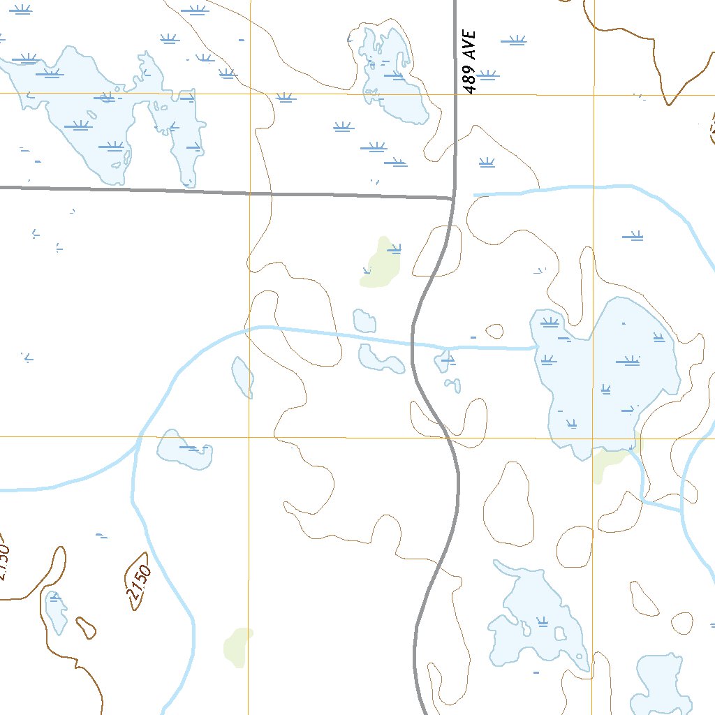 Goose Lake SW, NE (2017, 24000-Scale) Map by United States Geological ...
