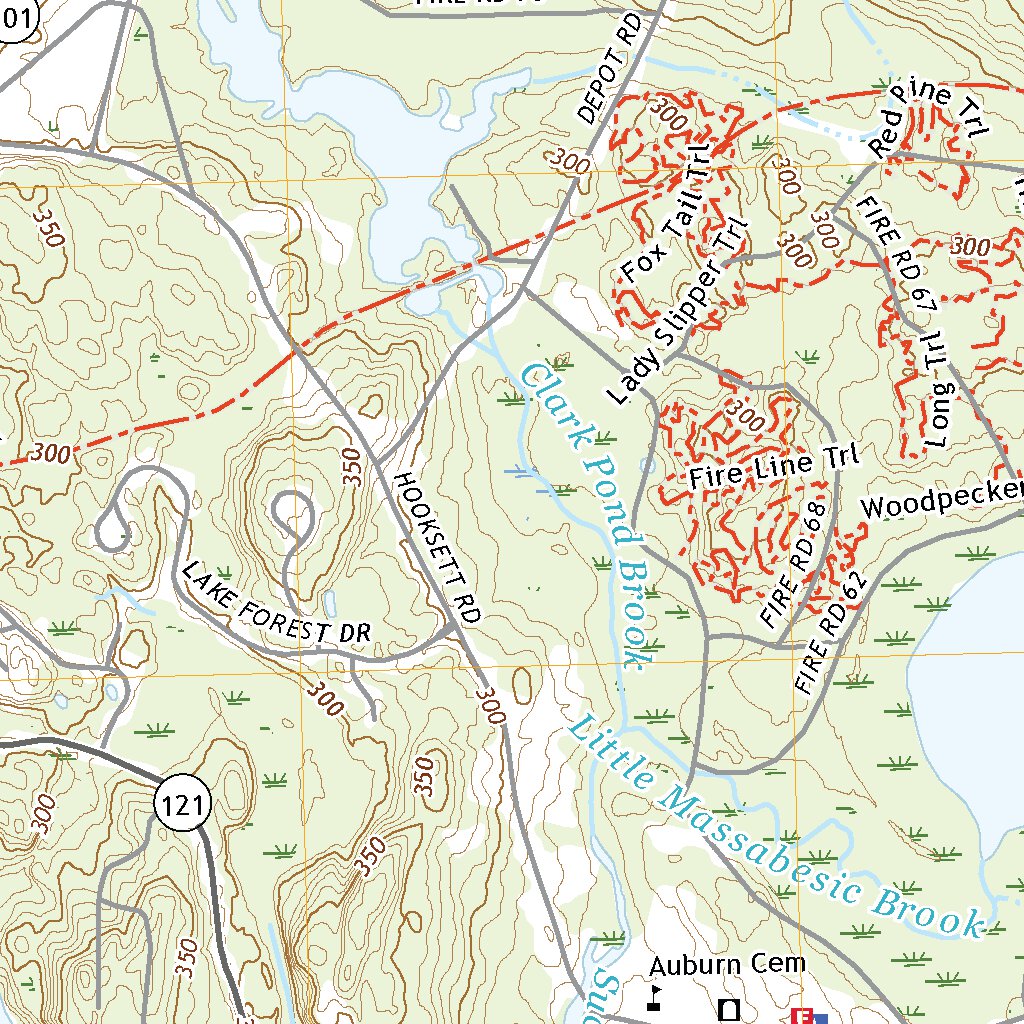 Candia, NH (2021, 24000-Scale) Map by United States Geological Survey ...