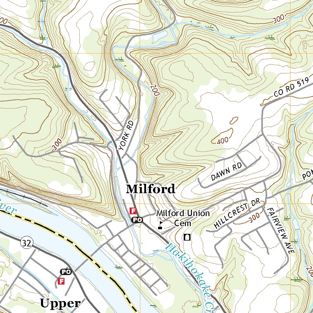 Frenchtown, NJ (2019, 24000-Scale) Map by United States Geological ...