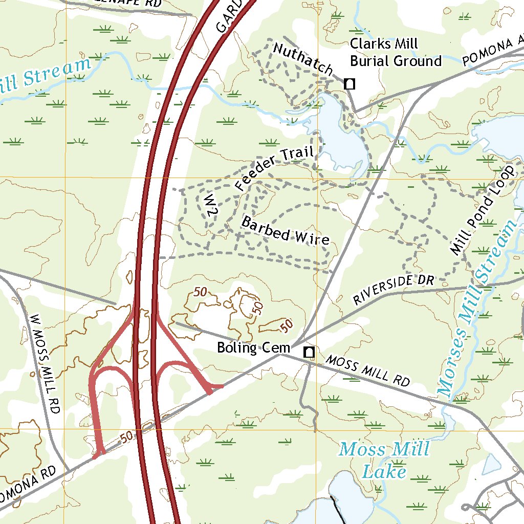 Green Bank, NJ (2019, 24000-Scale) Map by United States Geological ...