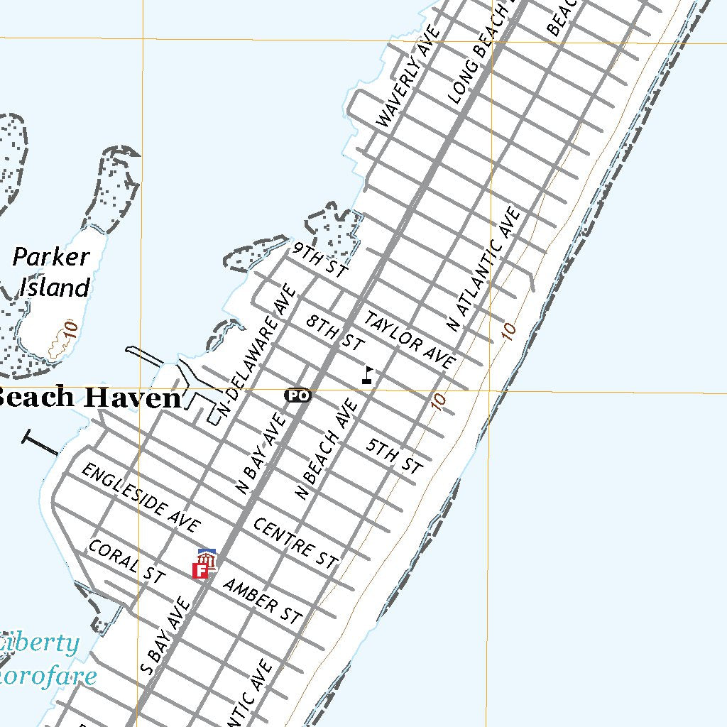 Beach Haven, NJ (2019, 24000-Scale) Map by United States Geological ...