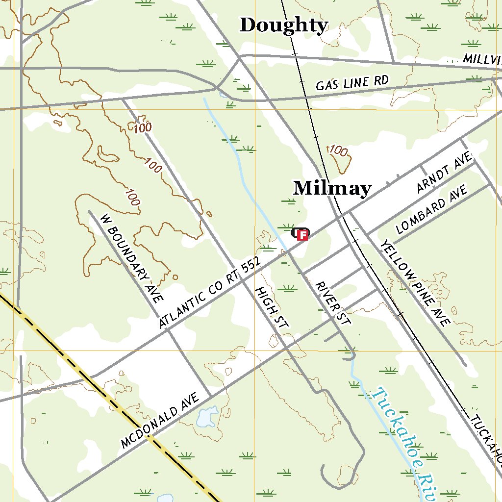 Dorothy, NJ (2019, 24000-Scale) Map by United States Geological Survey ...