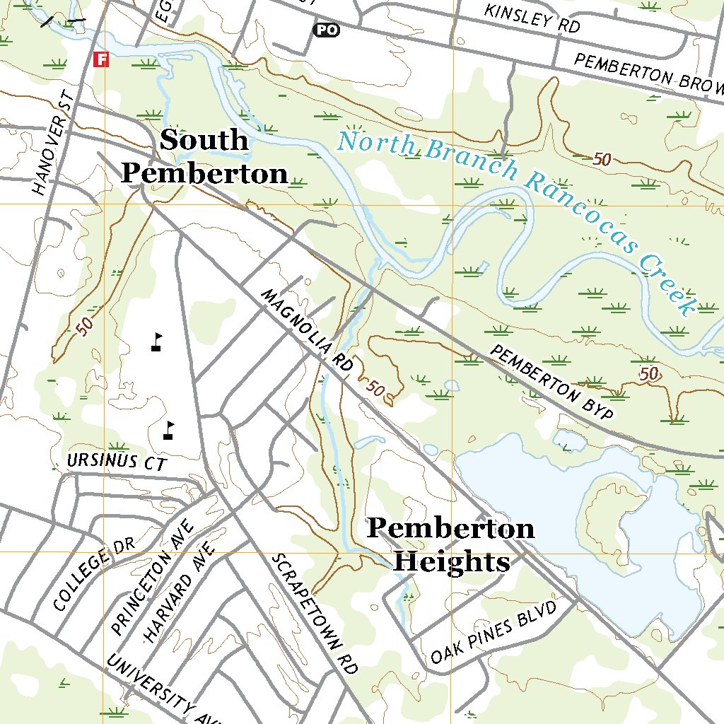Pemberton, NJ (2019, 24000-Scale) Map by United States Geological ...