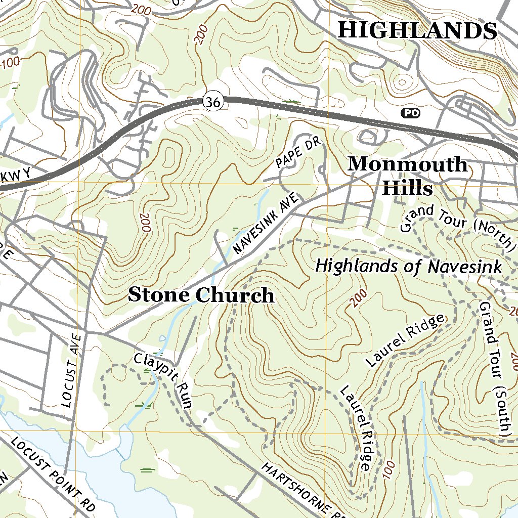 Sandy Hook West, NJ (2019, 24000-Scale) Map by United States Geological ...