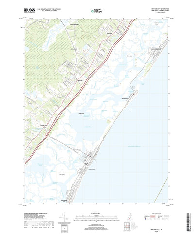 Sea Isle City, NJ (2019, 24000-Scale) Map by United States Geological ...