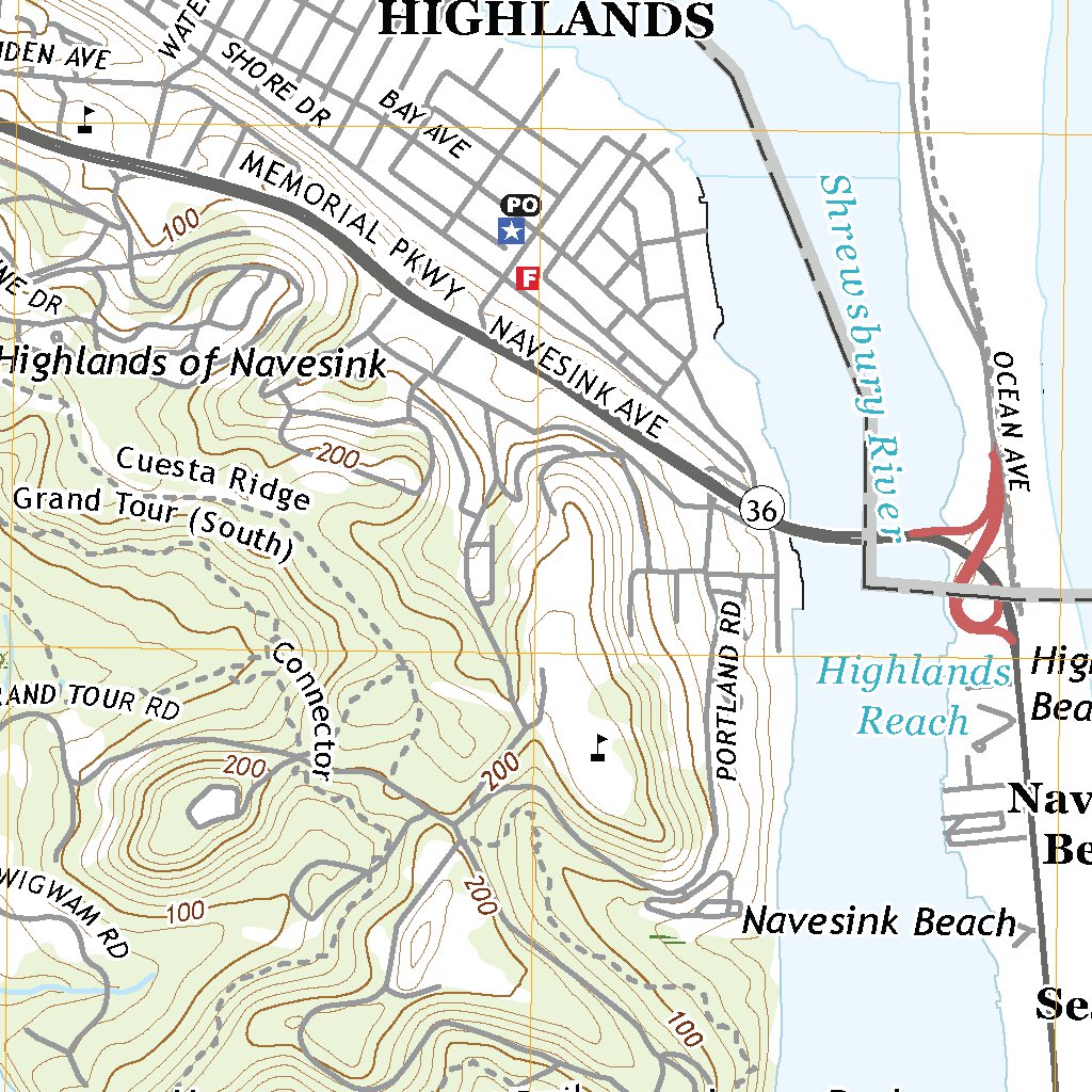 Sandy Hook East, NJ (2019, 24000-Scale) Map by United States Geological ...