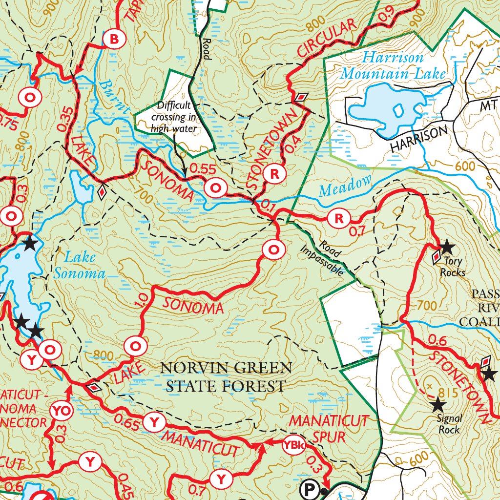 Northern New Jersey Highlands (Wyanokies - Map 151) : 2021 : Trail ...