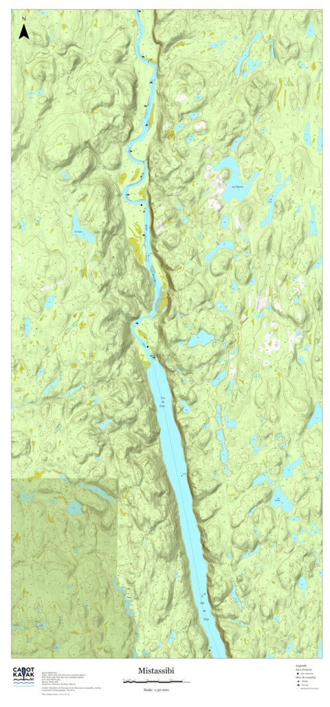 Rivière Mistassibi Map by Canot Kayak Quebec | Avenza Maps