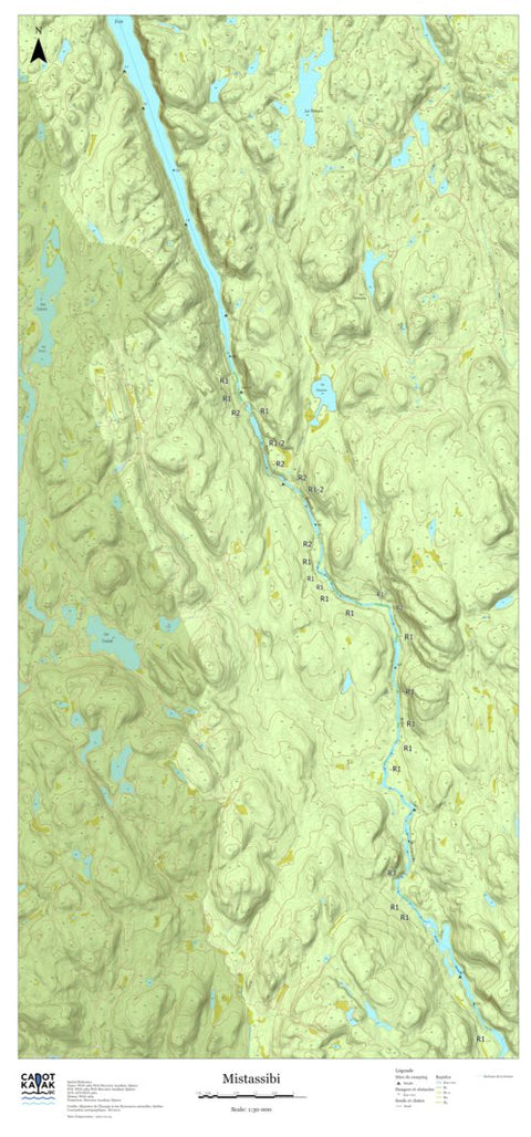 Rivière Mistassibi Map by Canot Kayak Quebec | Avenza Maps