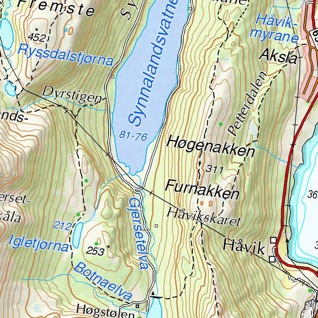 Municipality of Ålesund Map by The Norwegian Mapping Authority | Avenza ...